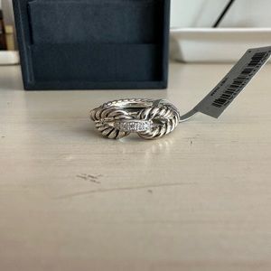 David Yurman | Jewelry | David Yurman Cable Loop Band Ring In Sterling ...